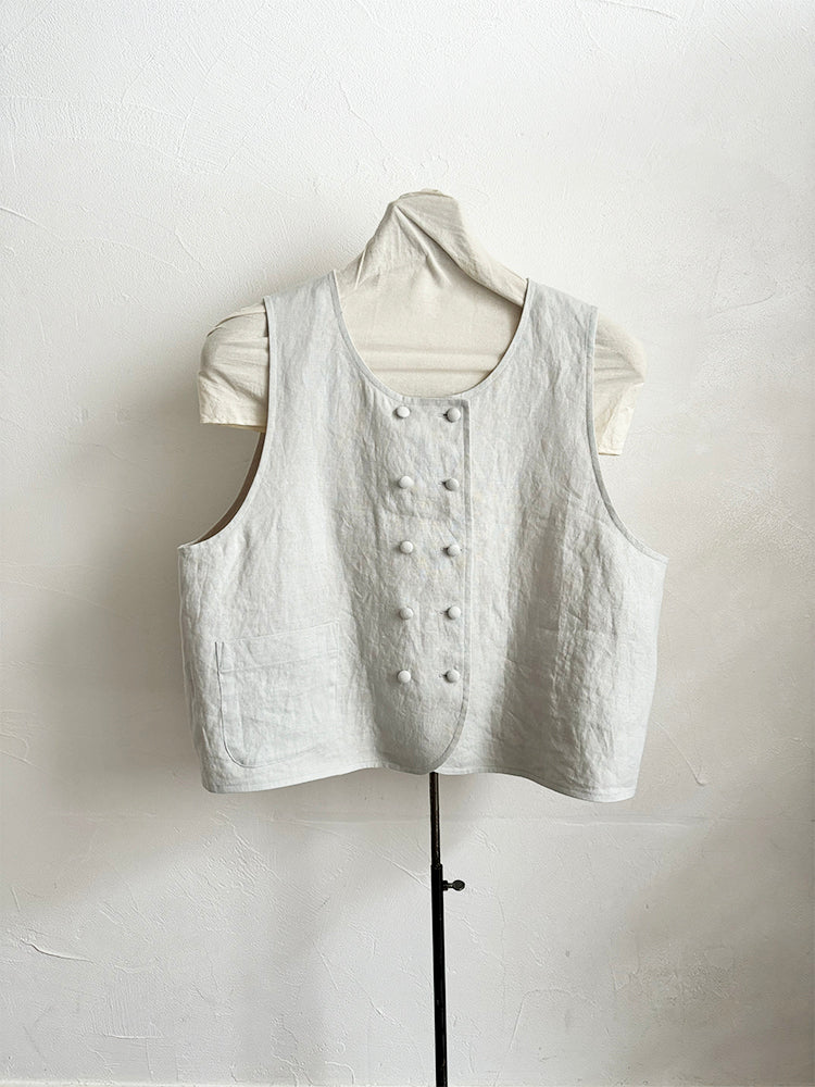 ダブルボタンベスト – KIKONO / Johanna mieli